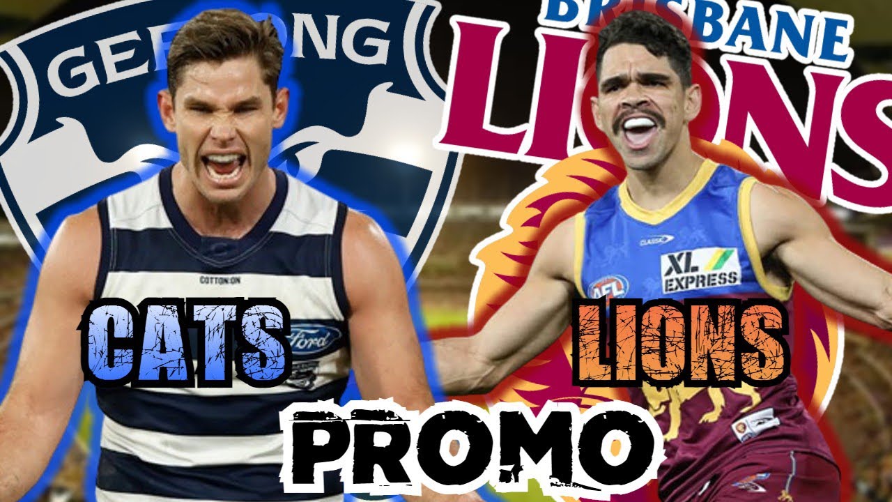 CATS VS LIONS AFL PROMO - YouTube
