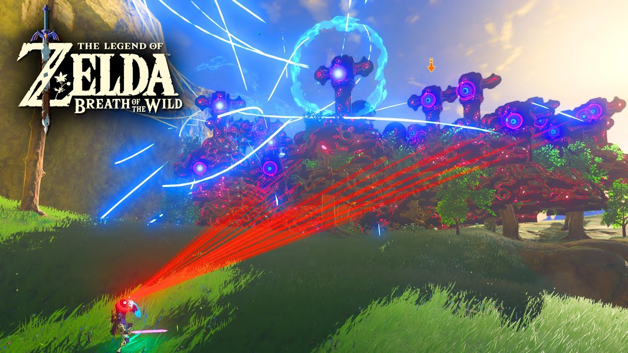 Breath of the Wild But EVERY APPLE is a GUARDIAN - YouTube