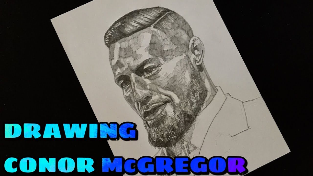 HOW TO DRAW CONOR McGREGOR (TheNotoriousMMA) - Speed Sketching - YouTube