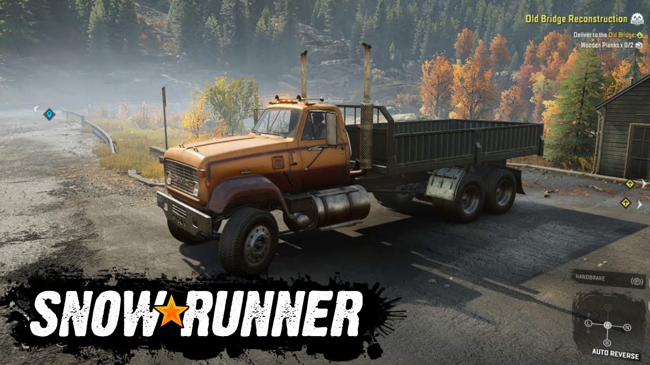 SnowRunner 2020 Gameplay Walkthrough Part 1 - Old Bridge Reconstruction ...