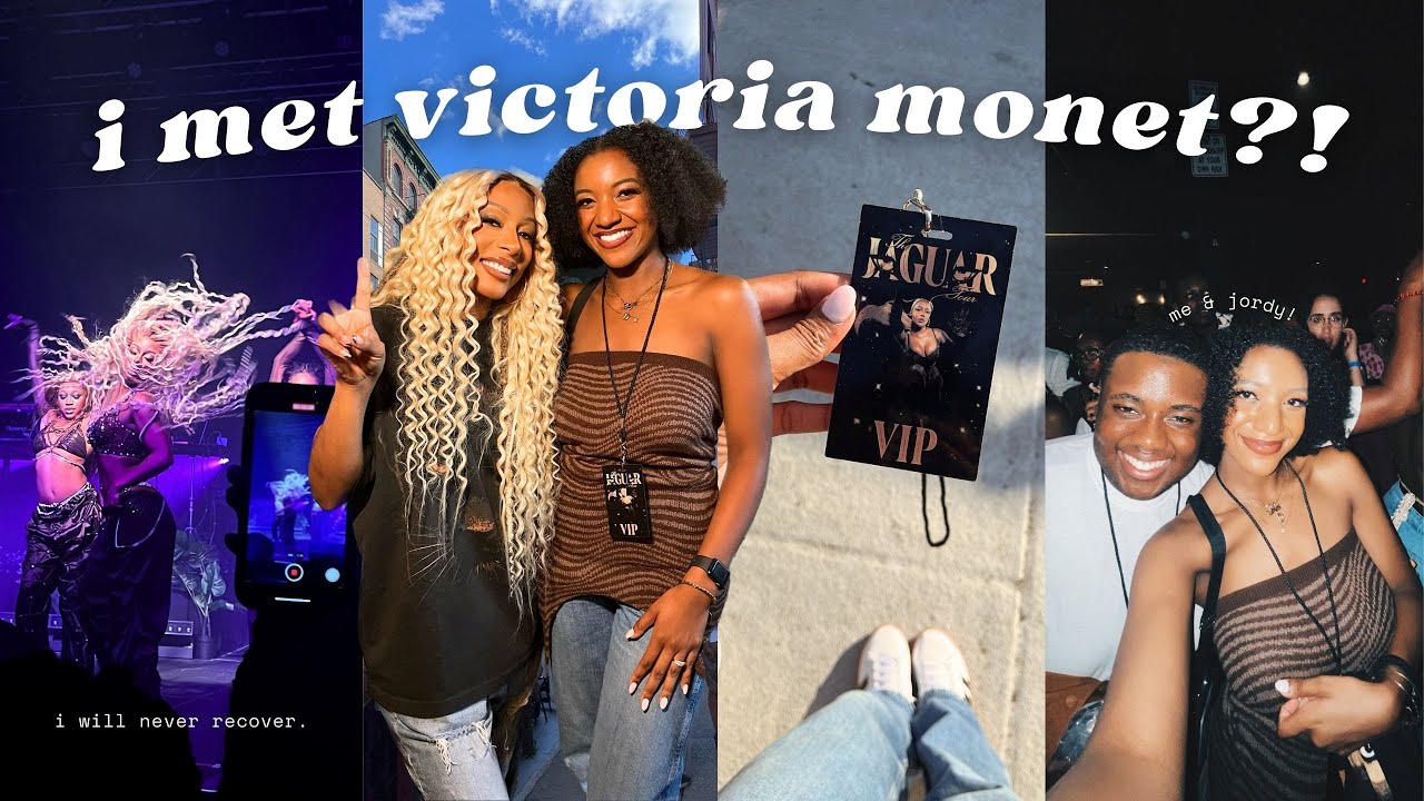 i met victoria monet?! jaguar II tour vlog | vip experience + charlotte ...