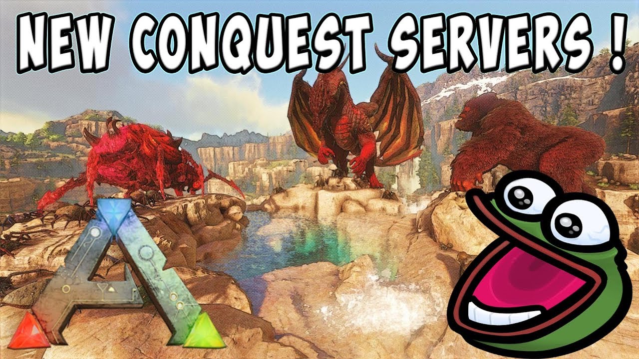 NEW CONQUEST SERVERS?!?!?!?! | Ark Community Crunch 150 | Ark Official ...