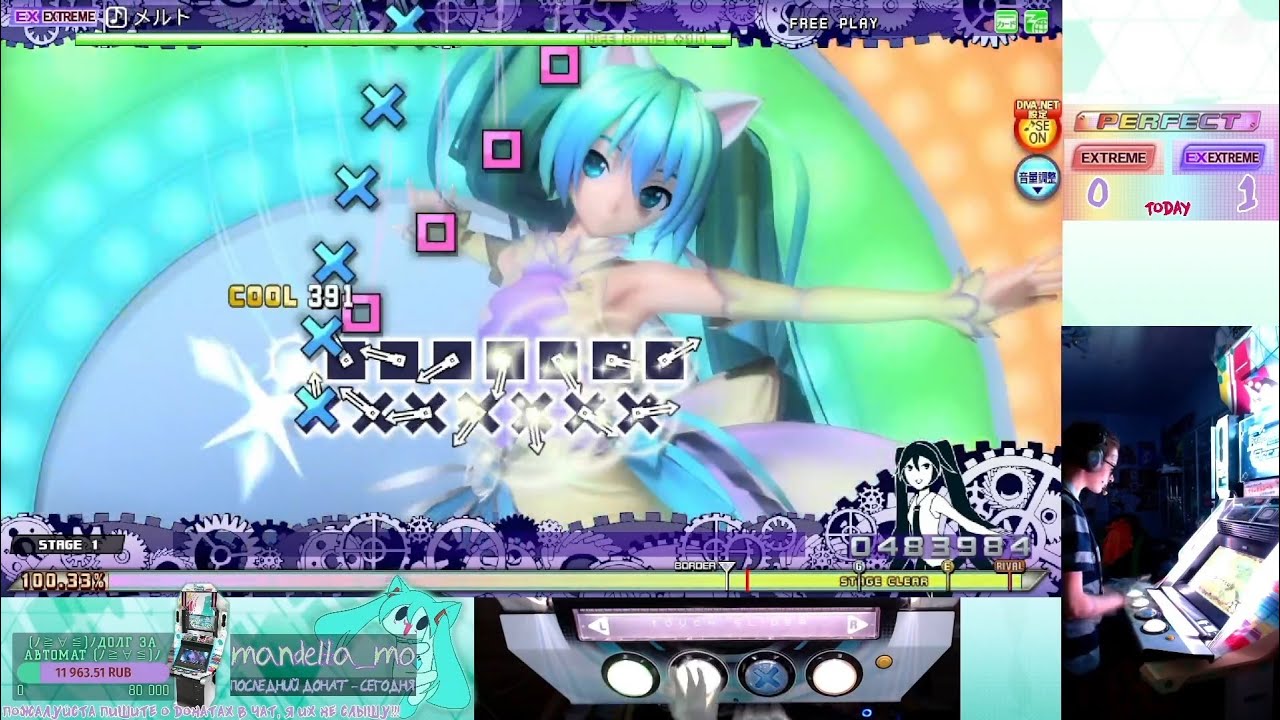 | ARCADE CABINET| Melt | Project DIVA Arcade Future Tone | EXEXTREME ...
