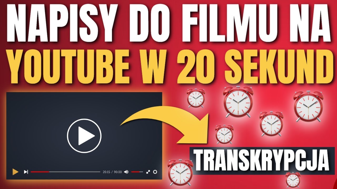Jak Dodać Napisy Do Filmu Na Youtube w 20 sekund - YouTube