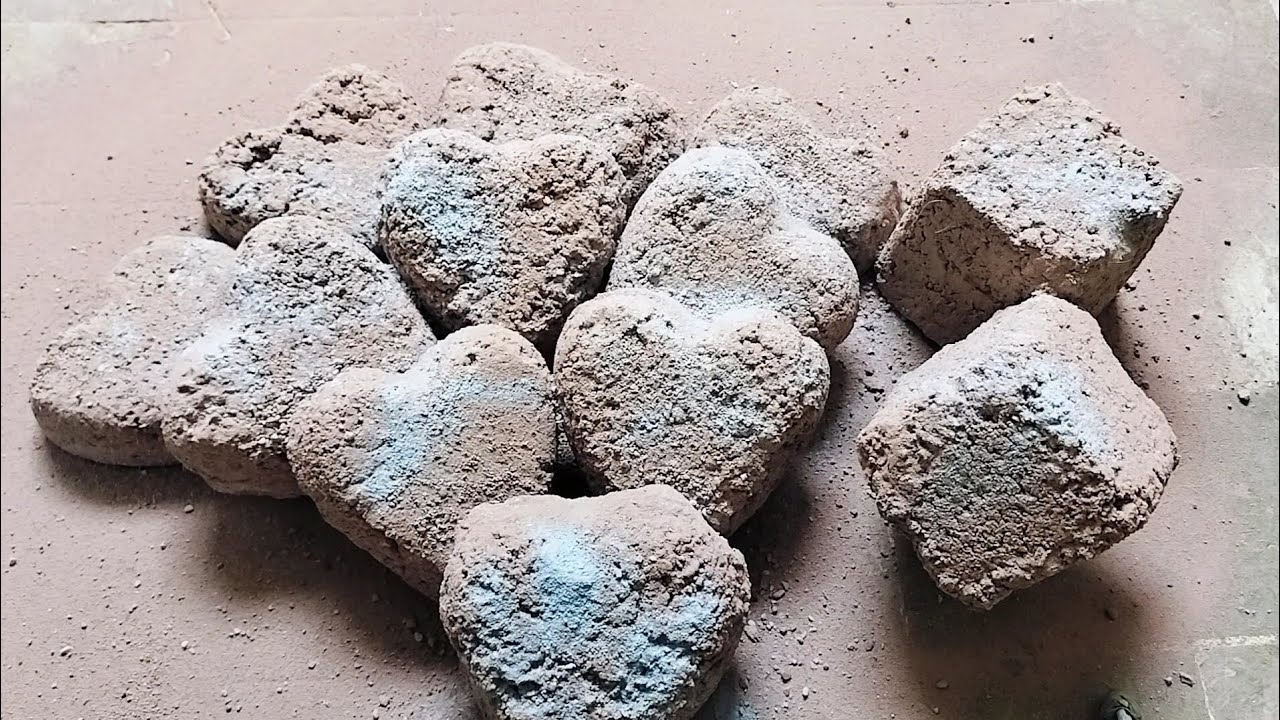 Gritty pink sand cement dusty dry or water crumbling 🔥 bombastic dust ...