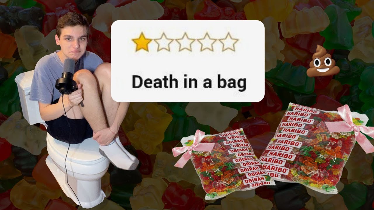 the infamous sugar free diarrhea inducing gummy bear reviews... - YouTube