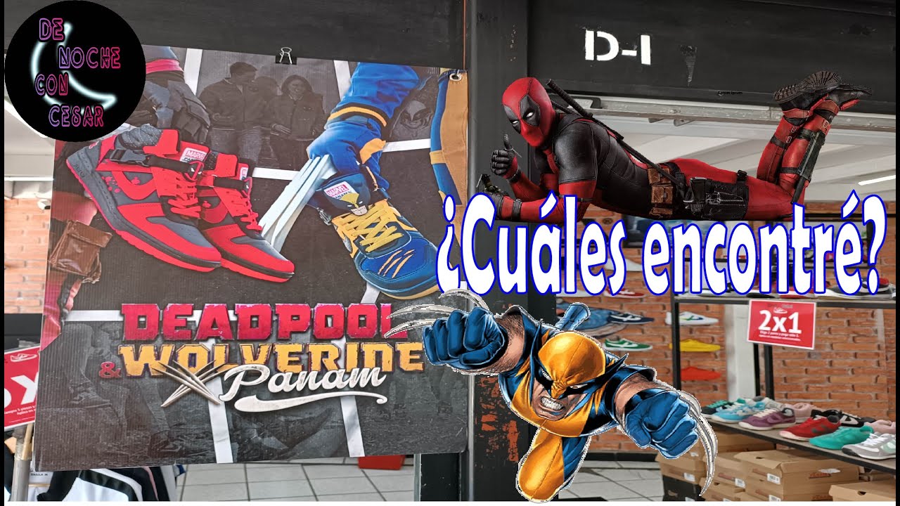 Panam Tenis Deadpool y Wolverine 👟 Los tenis mas Buscados de Panam Bota ...