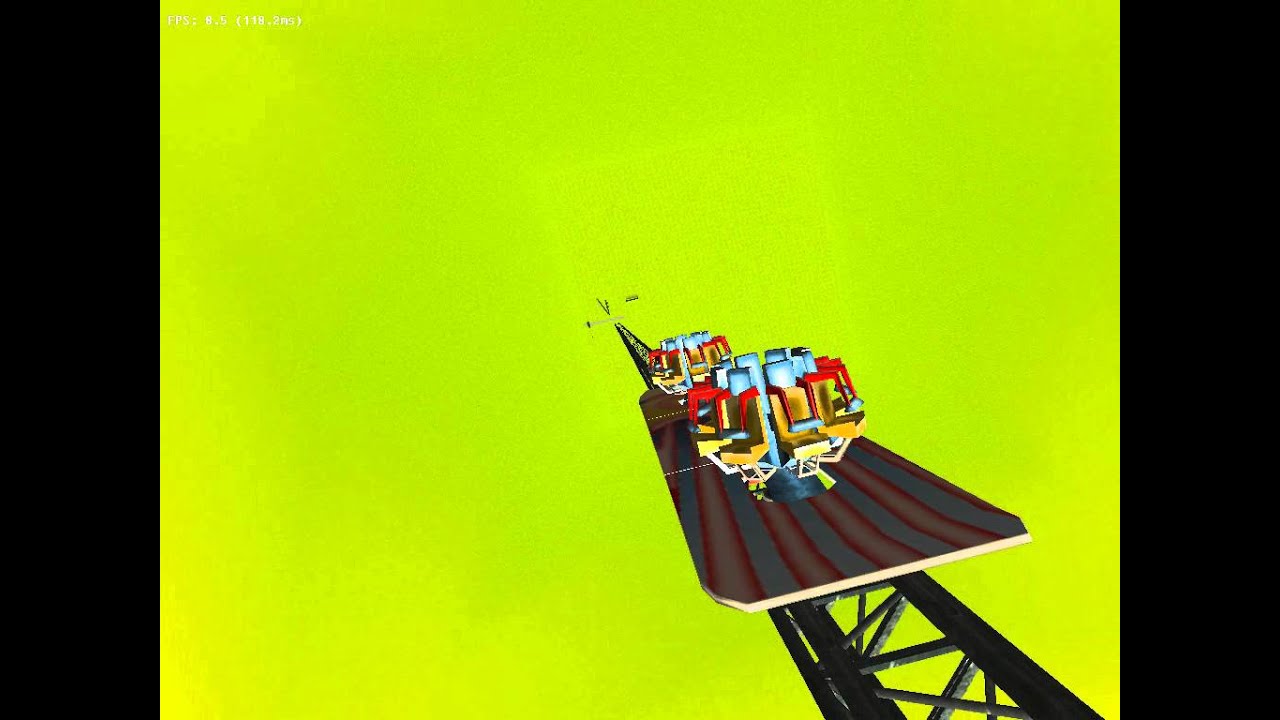 RCT3: Highest half-pipe coaster ever! - YouTube