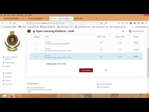 Certificate Python Beginners UOM | DP නොමිලේ ලබාගත හැකි සහතිකය - YouTube