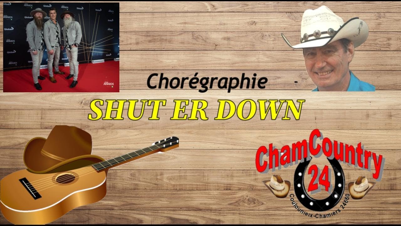 Shut er down - Line dance (Dance & Teach Fr) - YouTube