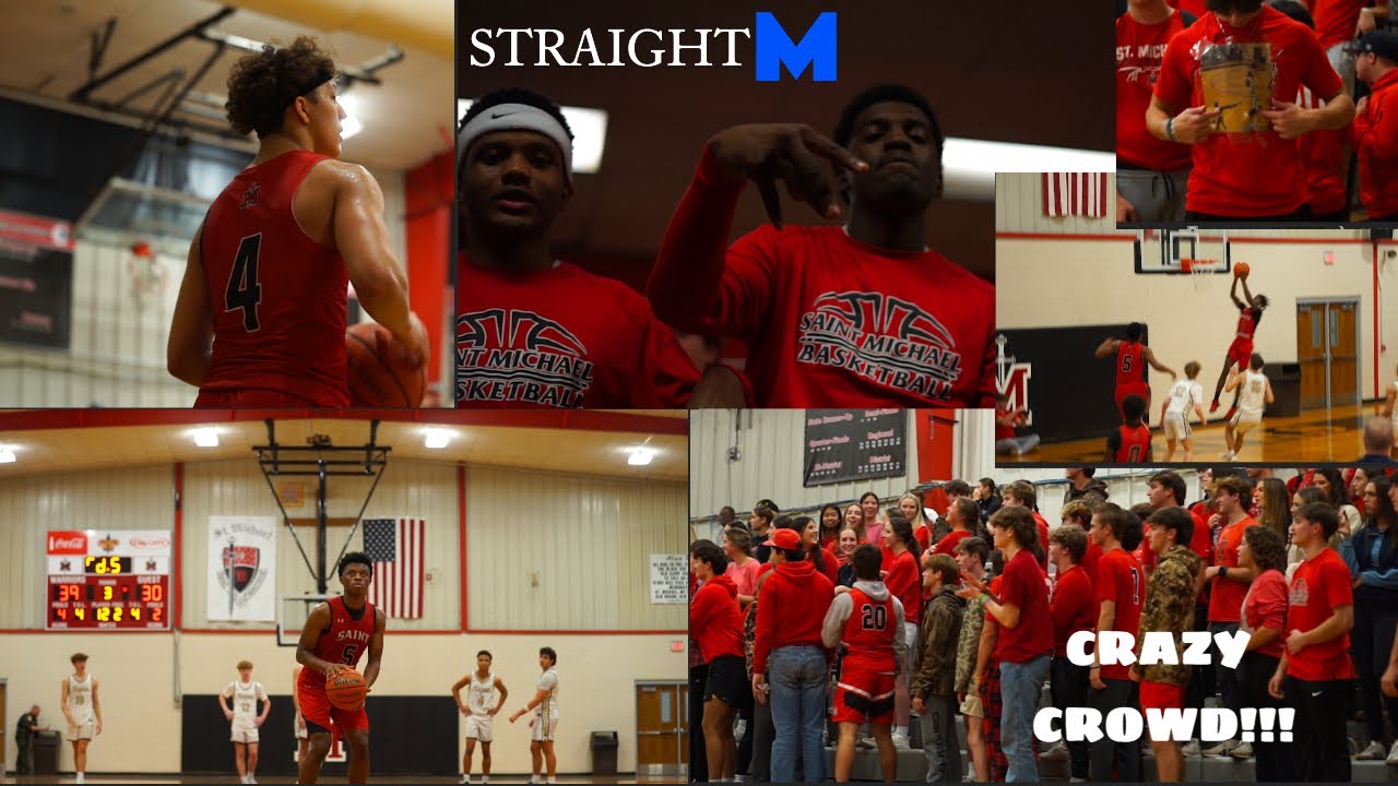 CRAZY STUDENT SECTION TALKS TRASH TO RIVAL TEAM!!! SMHS VS EPSICOPAL ...