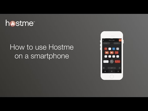 How to use Hostme on a smartphone