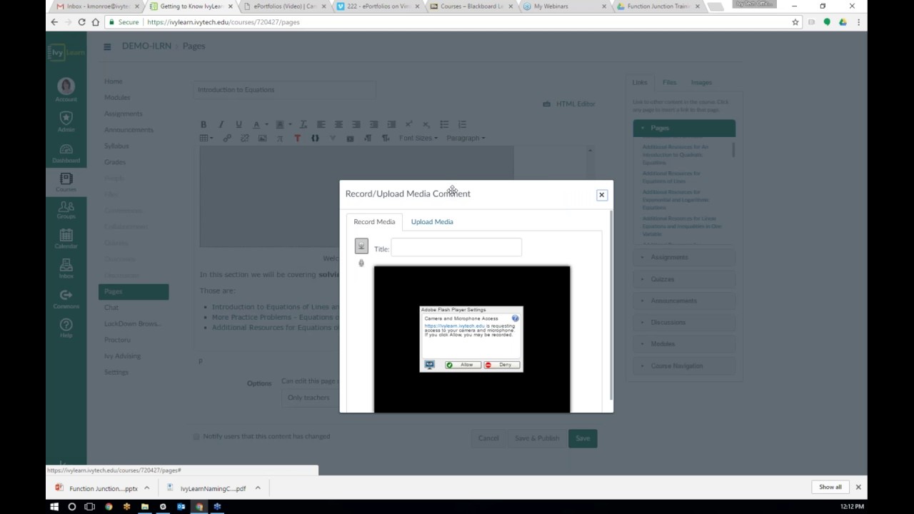 IvyLearn Function Junction Episode 4: Content Editor - YouTube