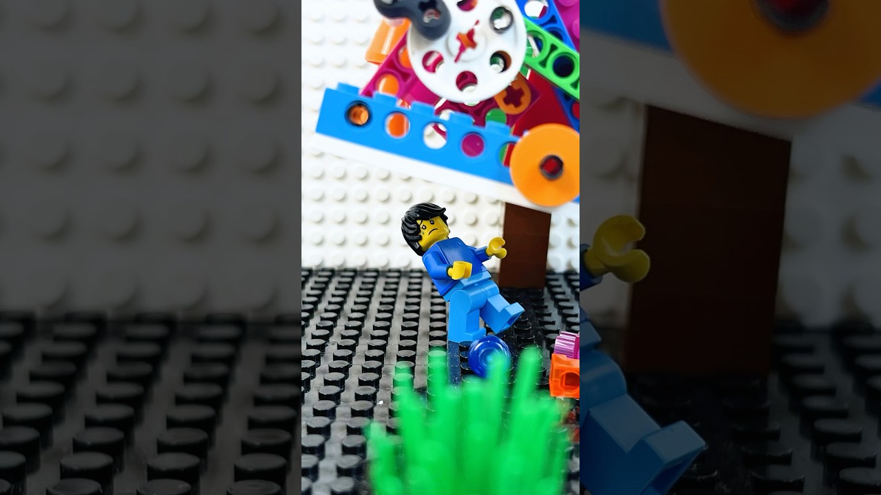 Robot Foot Smashes LEGO Stop Motion Animation #lego #stopmotion # ...