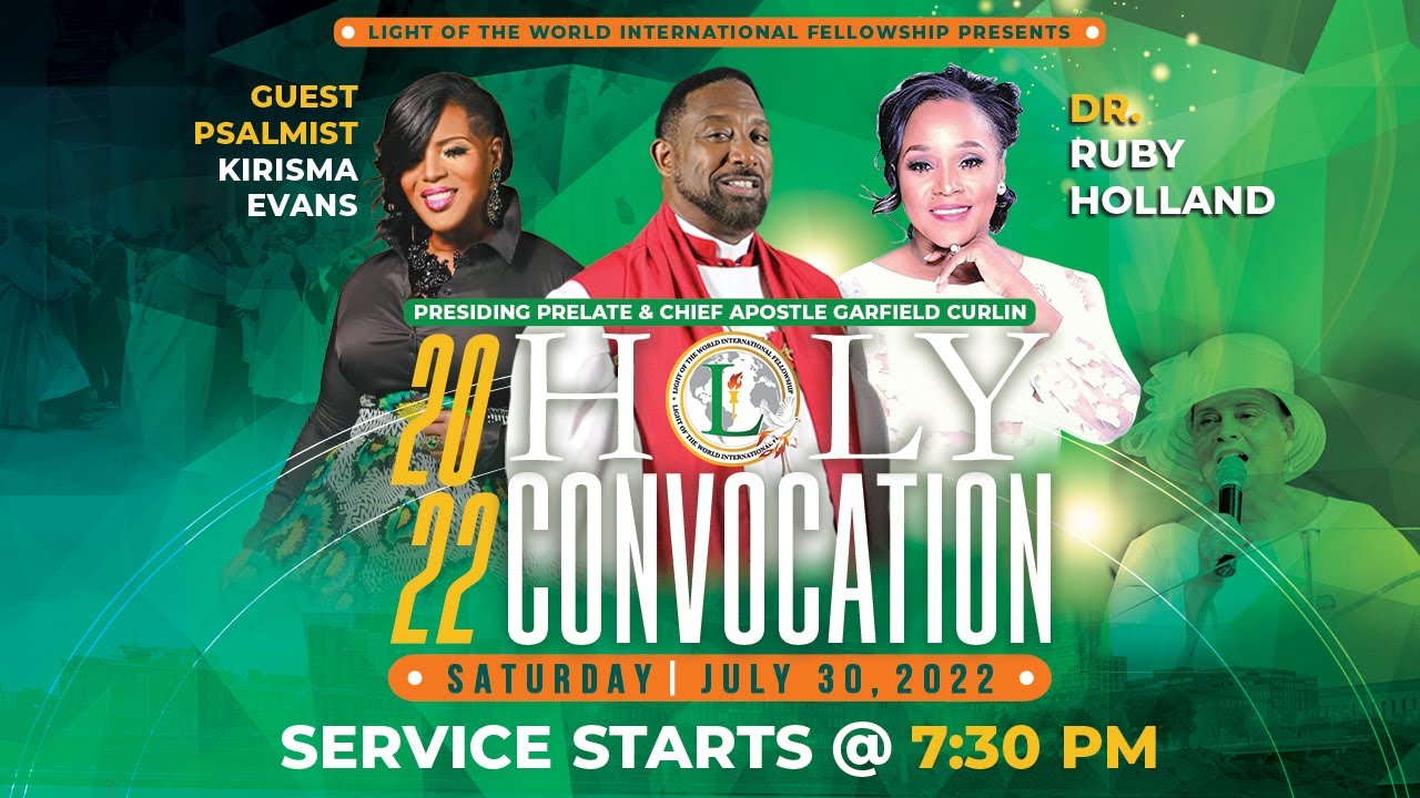 LOTW Holy Convocation | Saturday Evening Session - Dr. Ruby Holland - YouTube