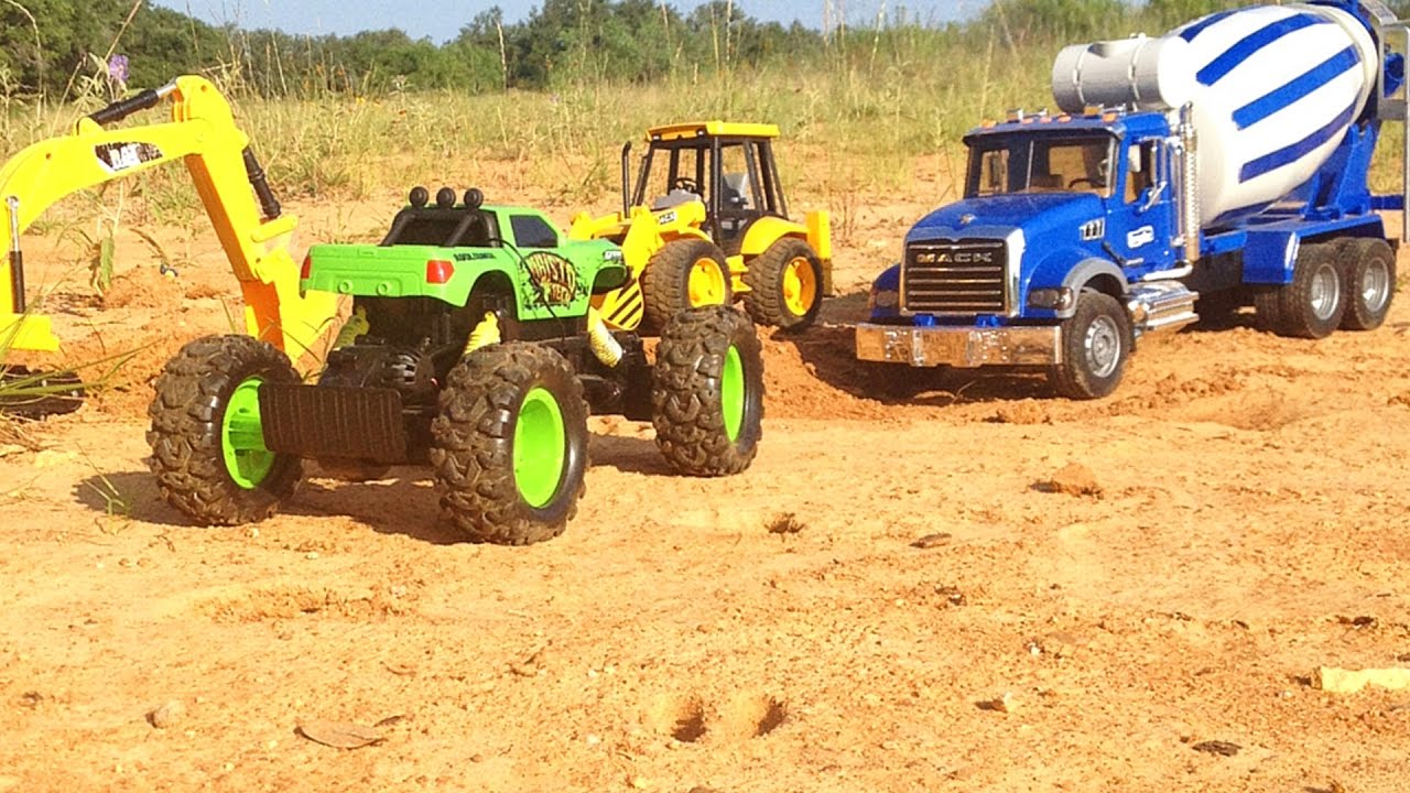 Garbage Truck Videos For Children l Fun Trash Trucks, Monster Trucks ...