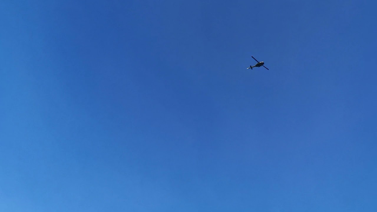 Chopper in the sky - YouTube