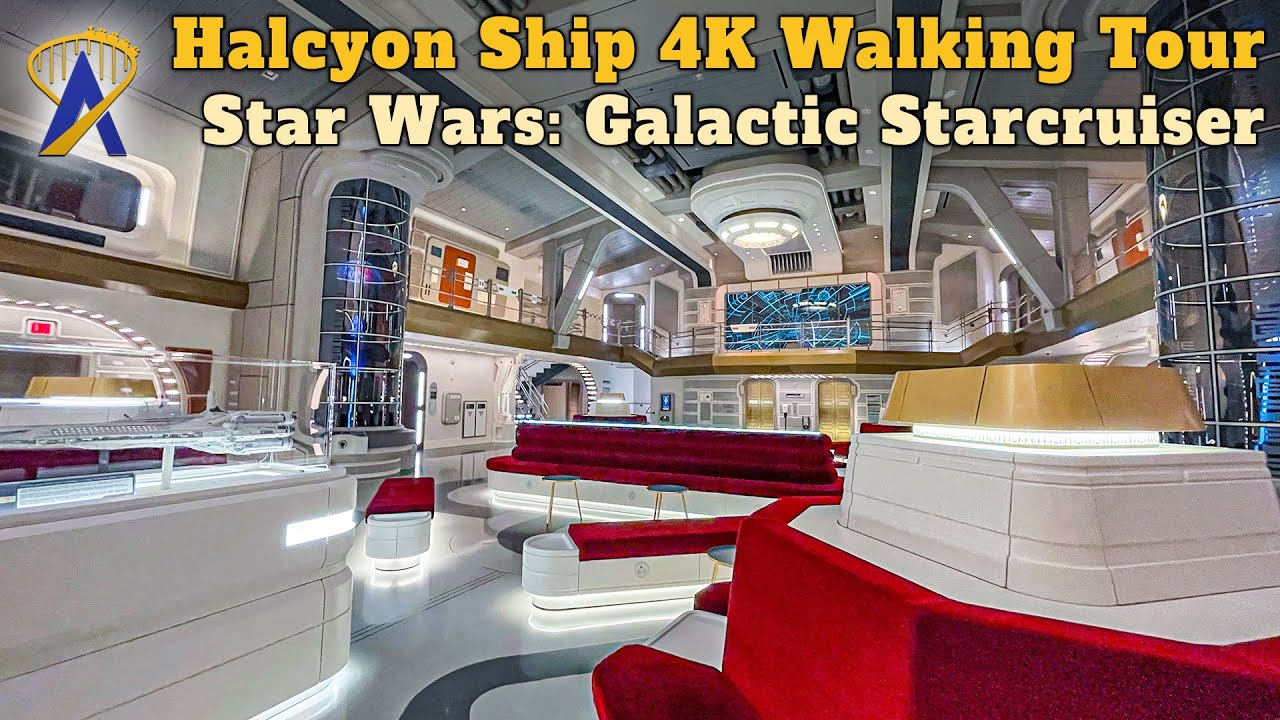 4K Walking Tour of the Halcyon Ship – Star Wars: Galactic Starcruiser ...