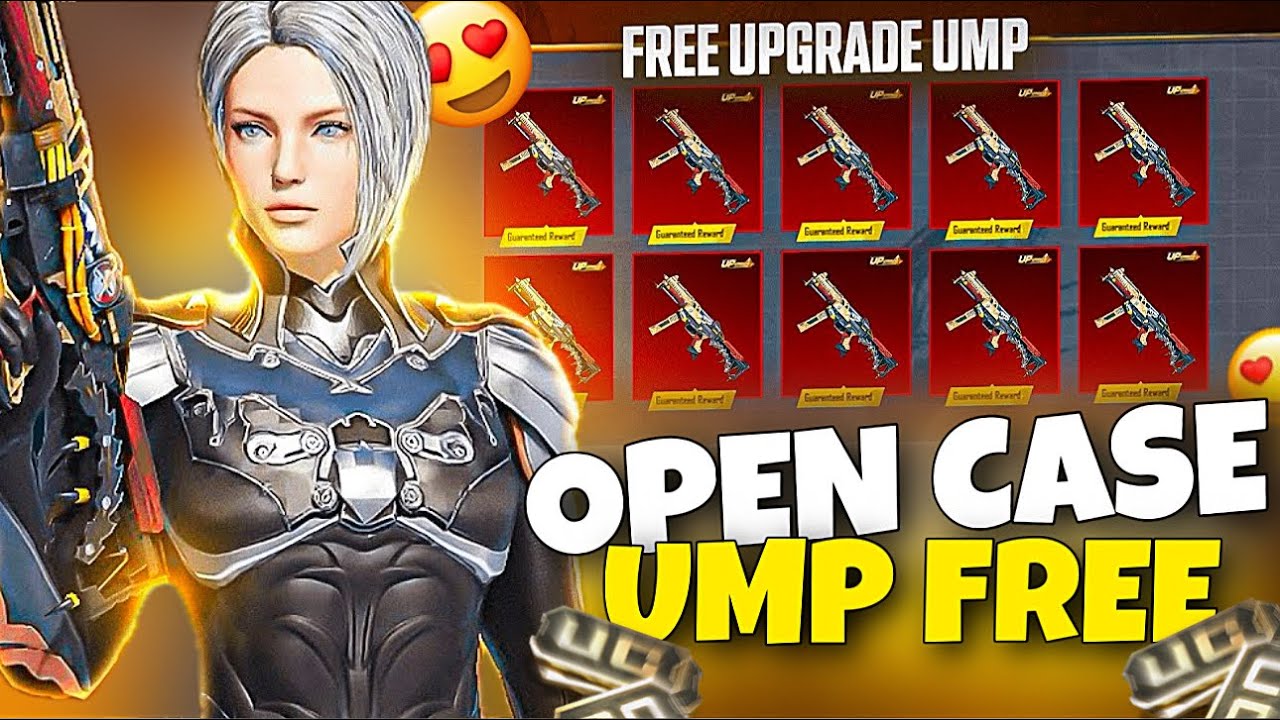 OPEN CASE NEW CAIXA PREMIUM | UMP FREE NO PUBG MOBILE - YouTube
