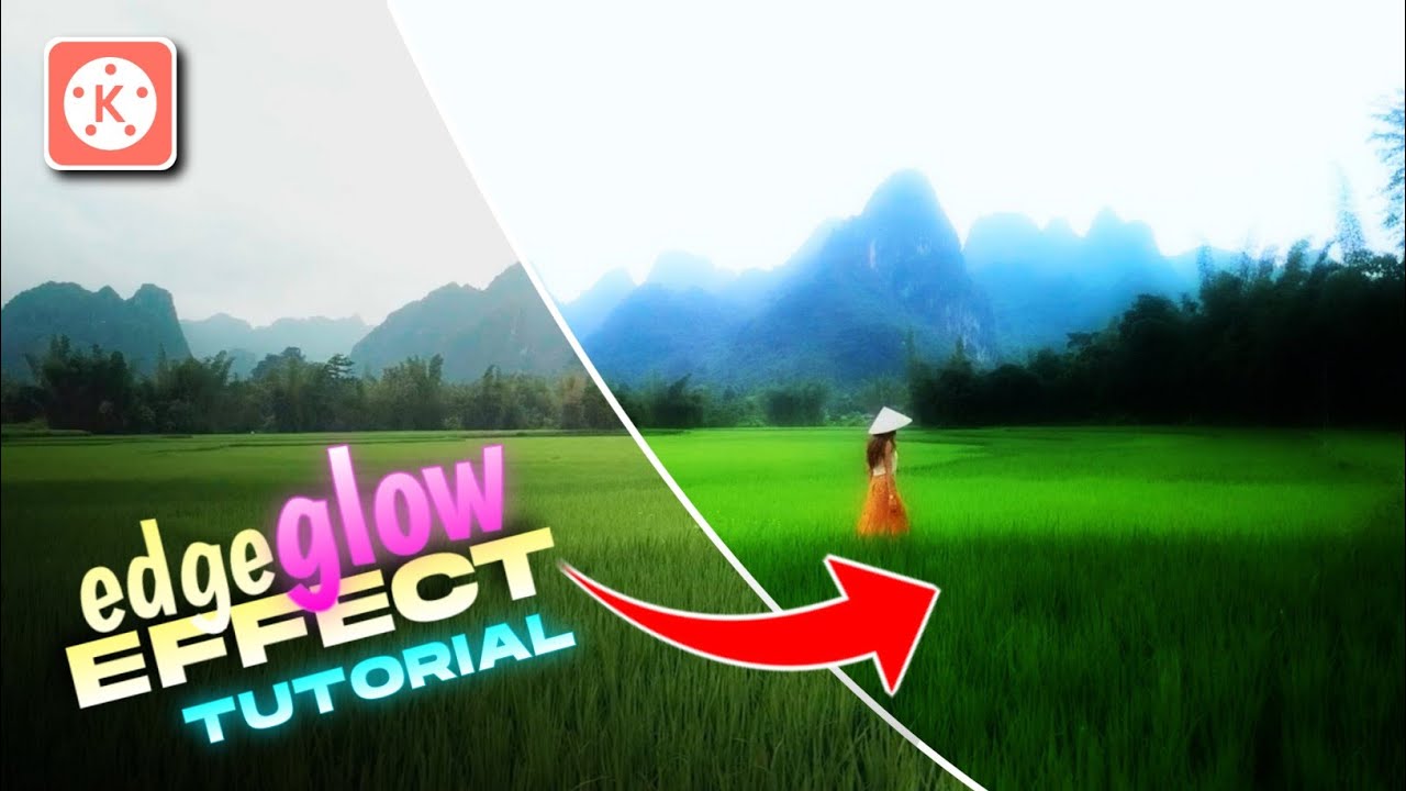 How Make Edge Glow Effect in Kinemaster Tutorial - YouTube
