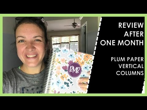 Plum Paper Vertical Columns // Review After One Month - YouTube