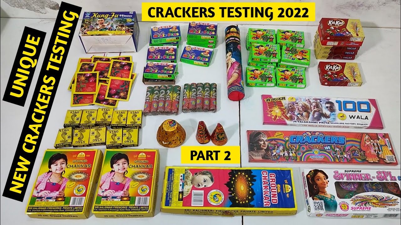 Testing Different Types of Crackers | Crackers Testing 2022 | Fireworks ...