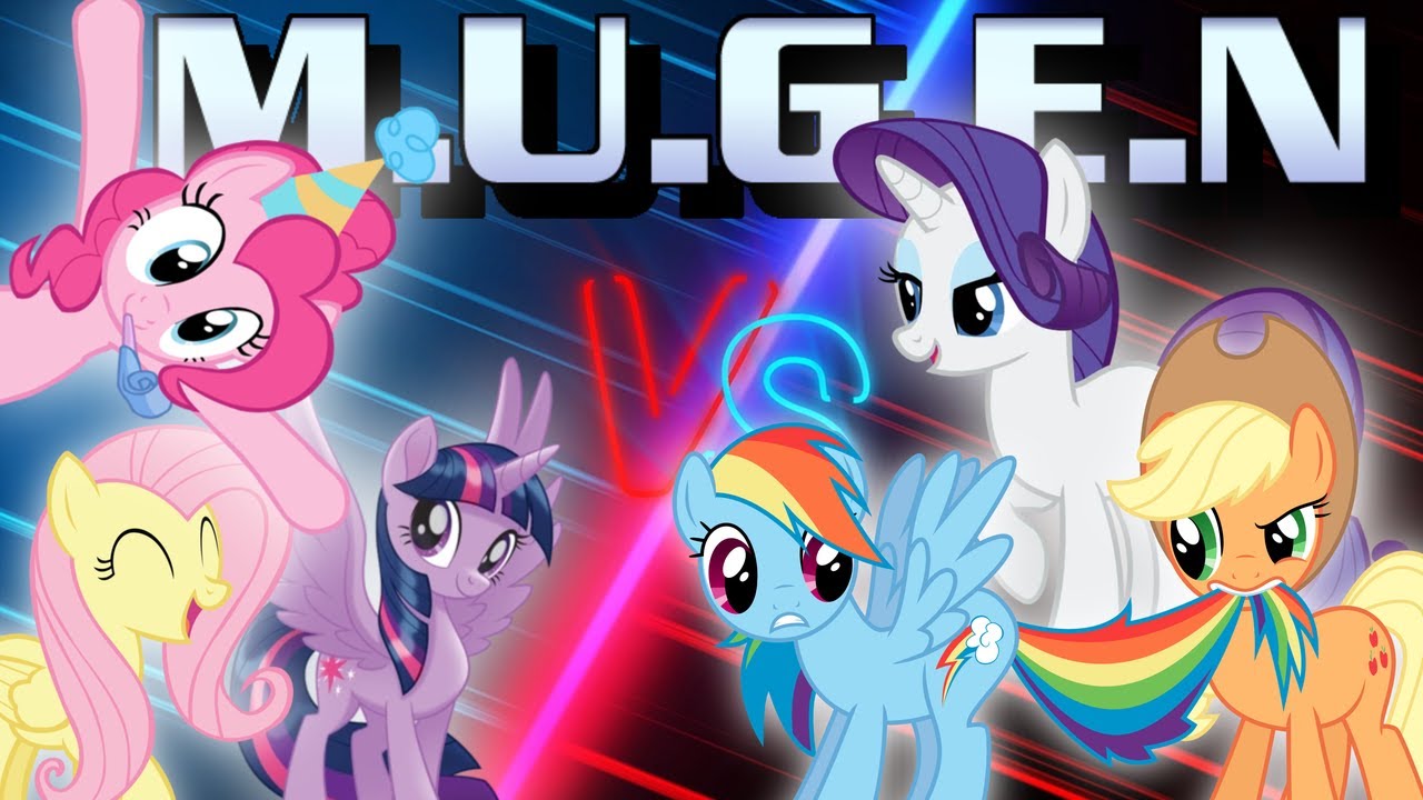 REQUESTED BY @arryosuryahadi544: Team Twilight Sparkle vs Team Rainbow Dash - Mugen Battle - YouTube