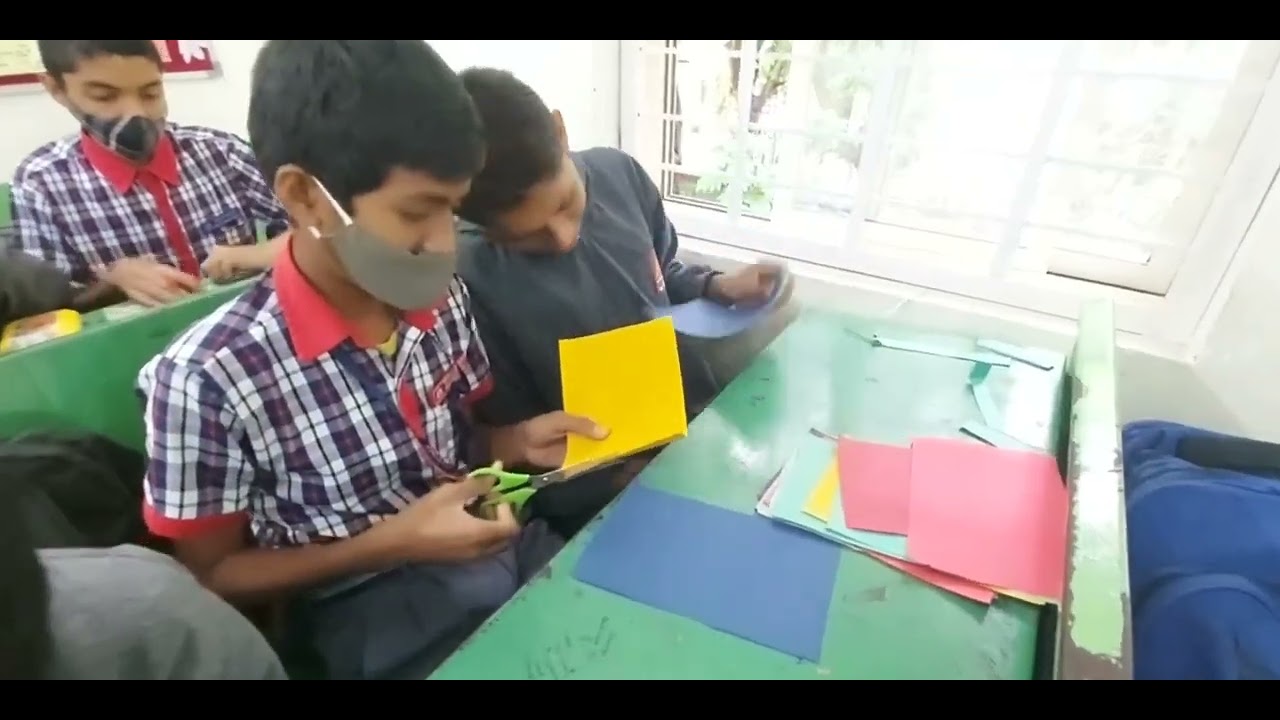GREETING CARD MAKING | BIRTHDAY CARD MAKING BY STUDENTS | SIMPLE ...