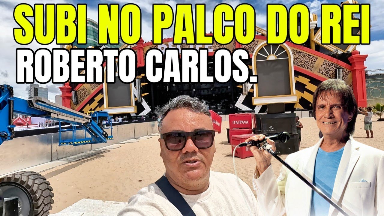 ROBERTO CARLOS NO RECIFE!!! SUBI NO PALCO. - YouTube