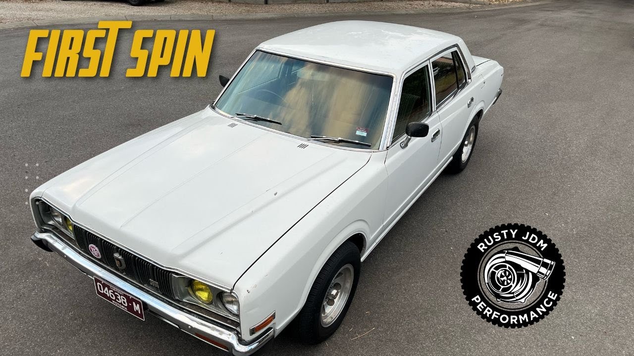 TOYOTA CROWN MS85 1975 2JZ SWAP PART 15 FIRST DRIVE & FUEL PUMP UPGRADE ...