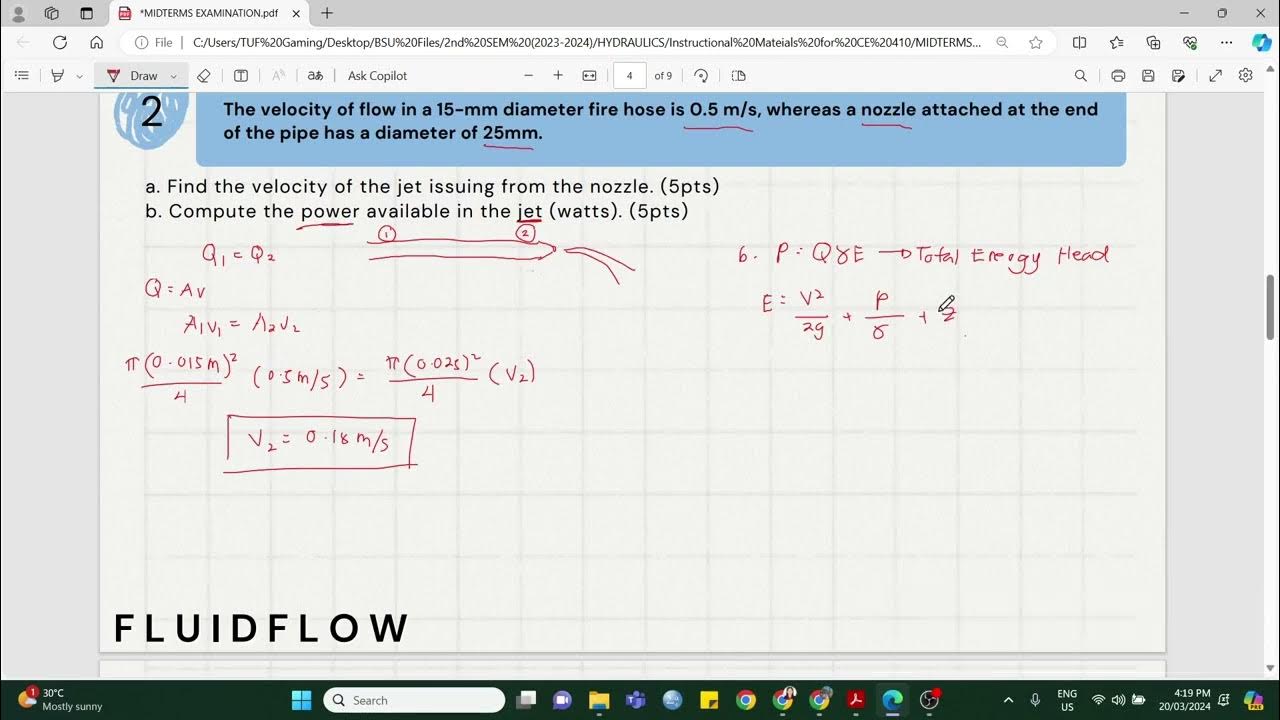 Fundamentals of Fluid Flow #2 - YouTube