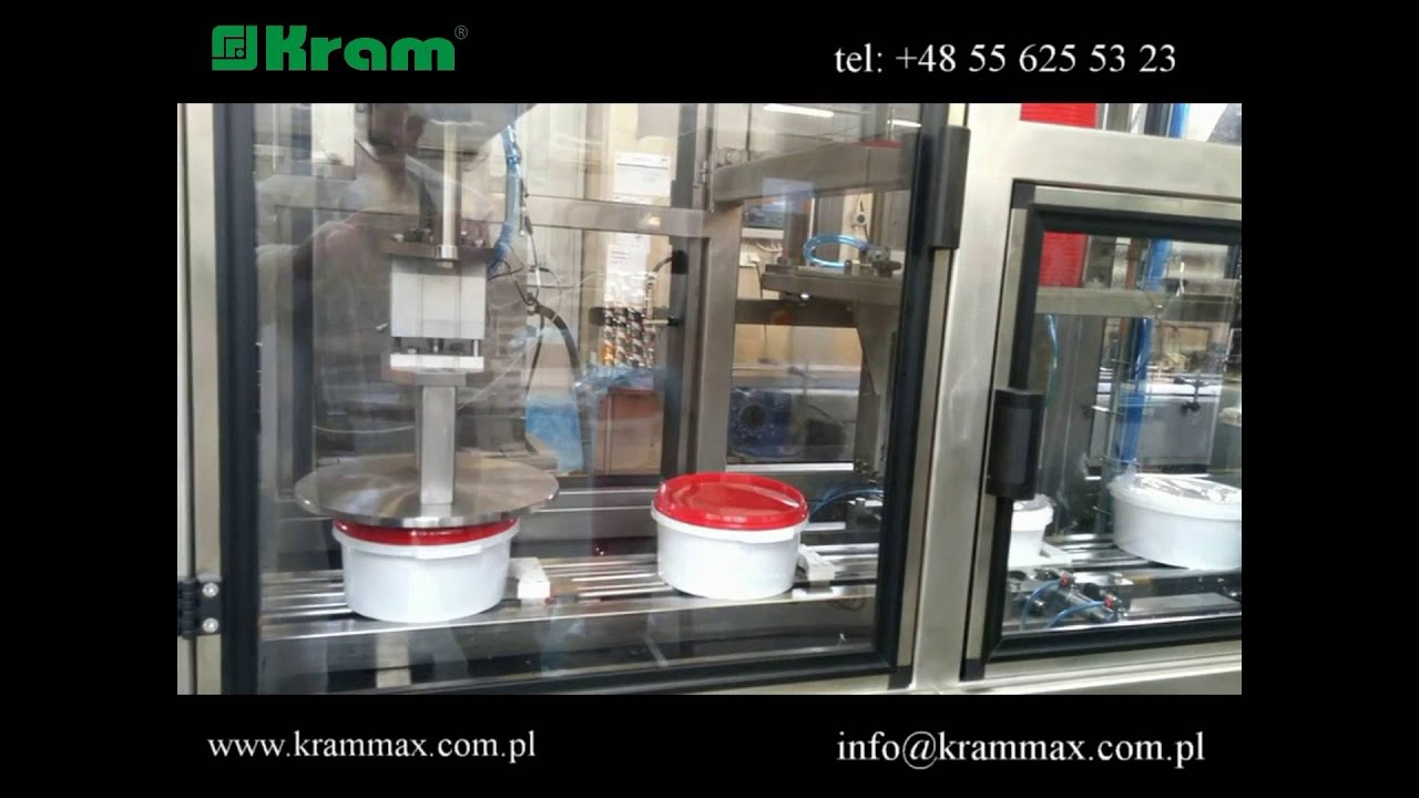 LID PRESS MACHINE - YouTube