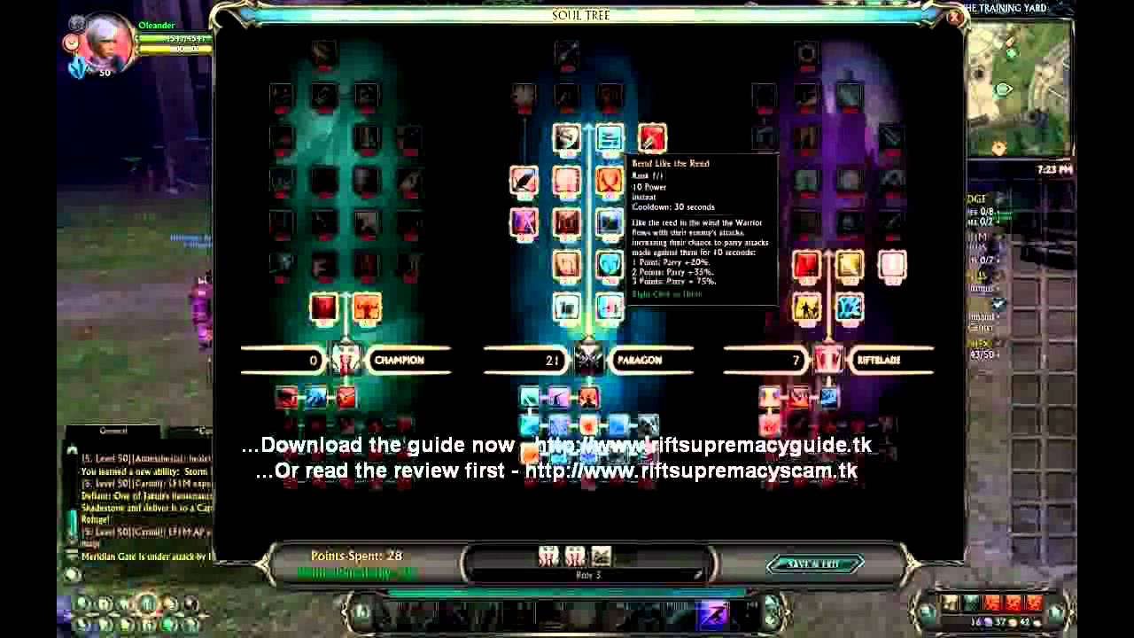 Rift Warrior Exclusive New PVP Build - YouTube