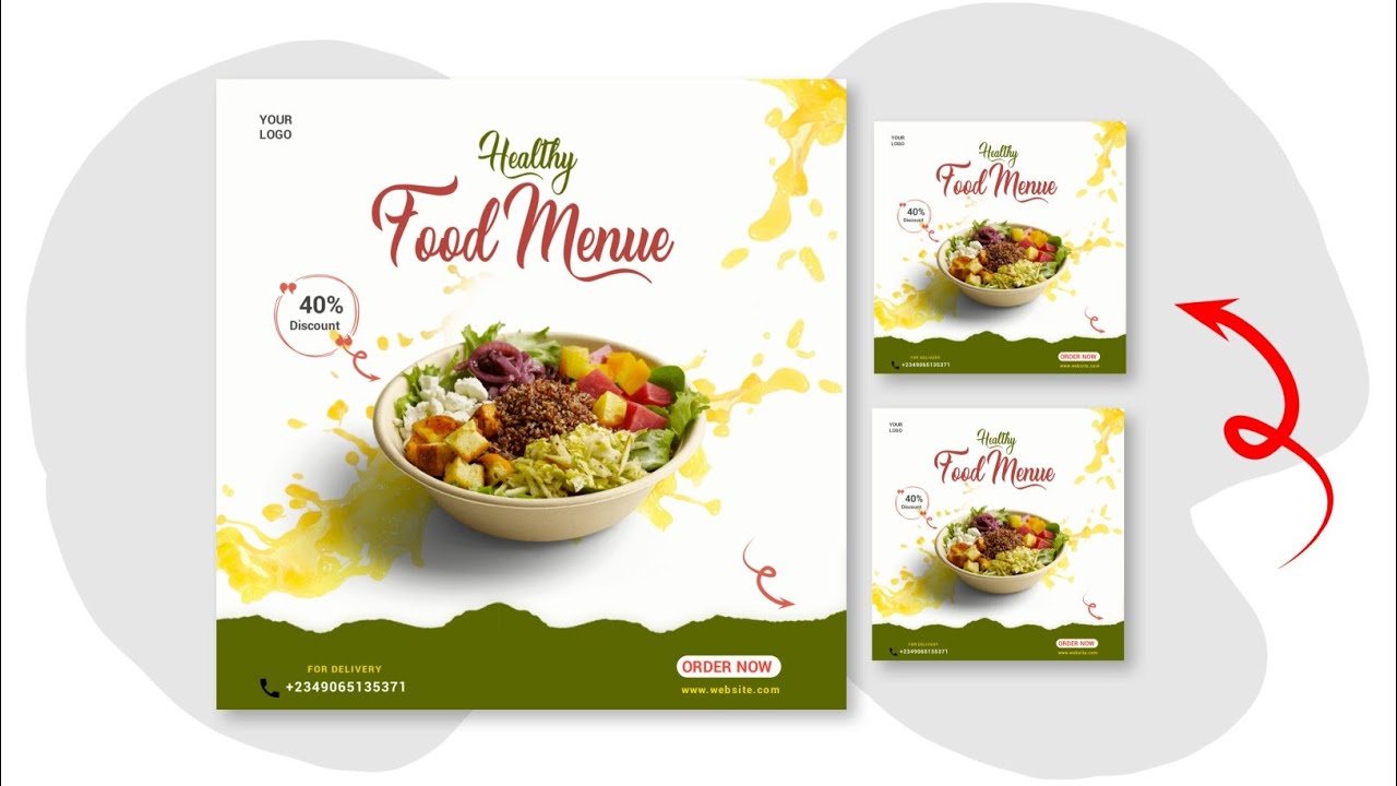 Food and Restaurant Flyer Design On Pixellab With PLP Files [Pixellab ...