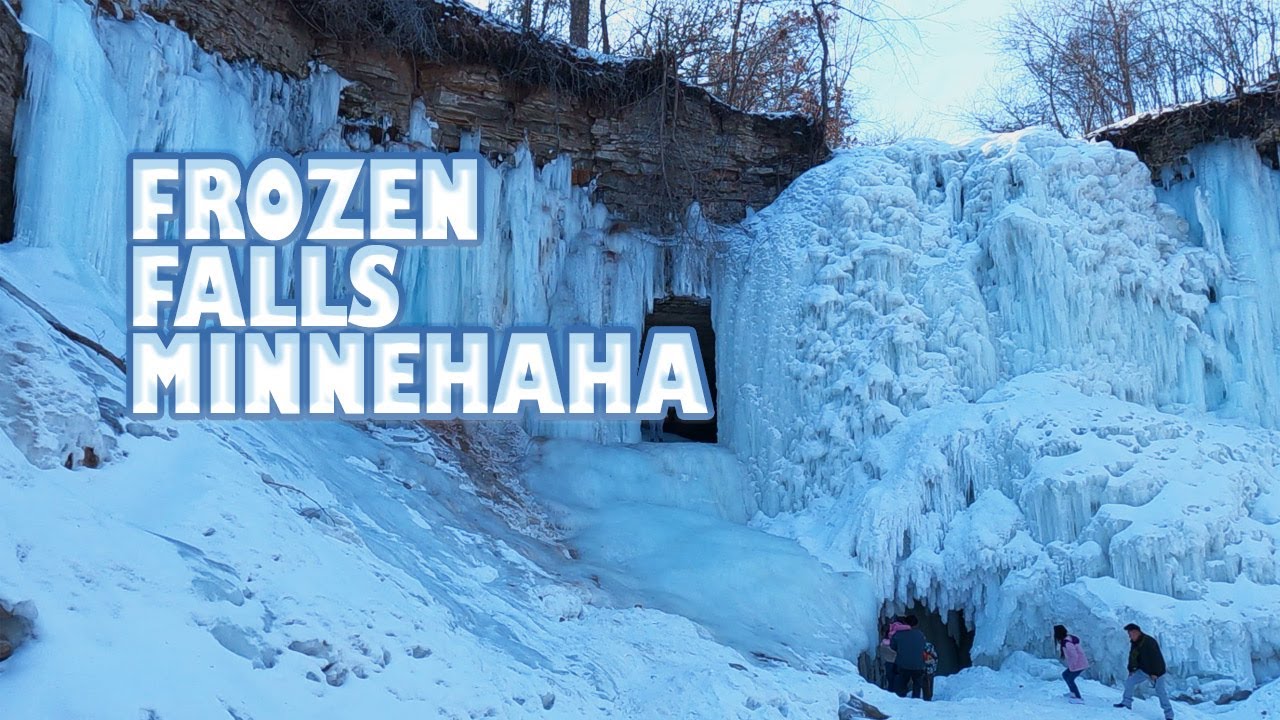 Most popular waterfall in Minnesota | Minnehaha Falls Frozen Winter ...