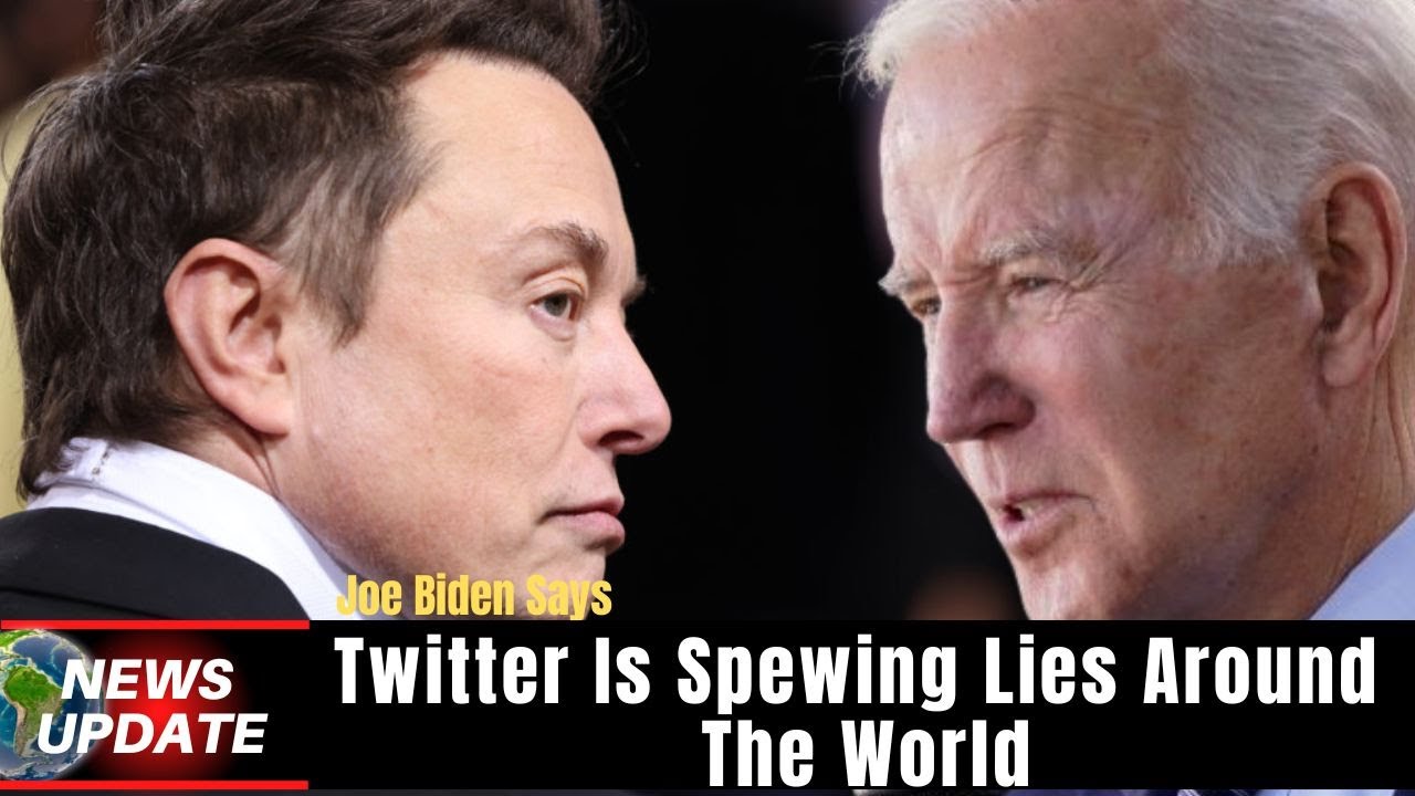 Joe Biden Says Twitter Is Spewing Lies Around The World - YouTube