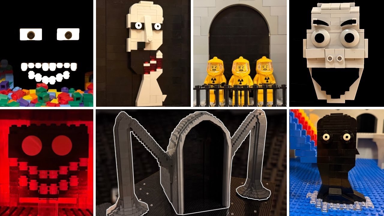 All LEGO The Backrooms Sea Eater & Entities - YouTube