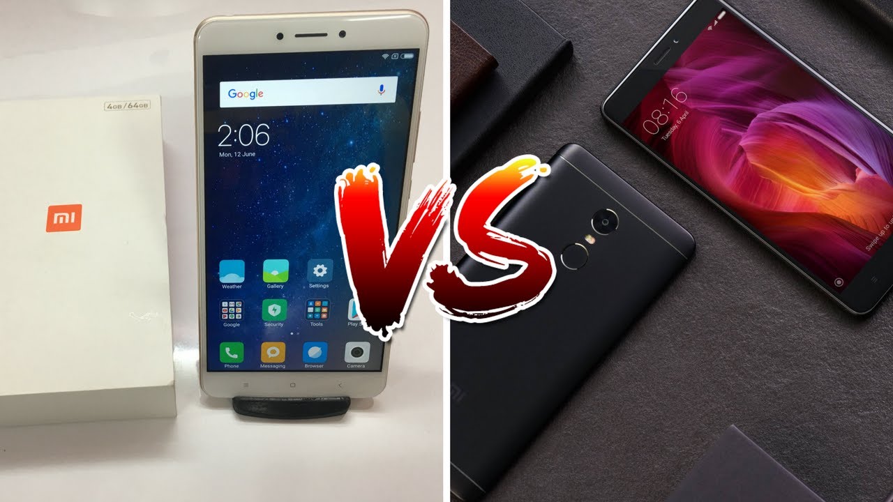 Xiaomi Mi Max 2 VS Redmi Note 4 - Comparison Video - YouTube