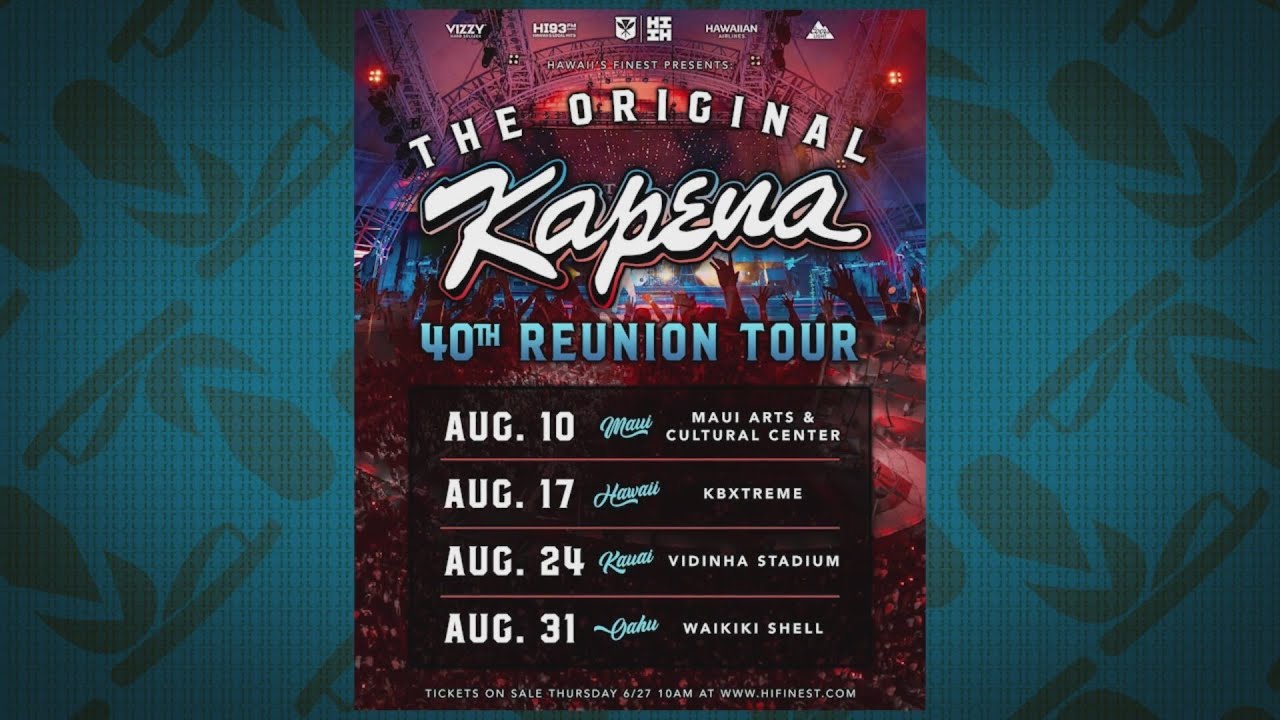 Kapena Celebrates 40 Years with Epic Reunion Tour - YouTube