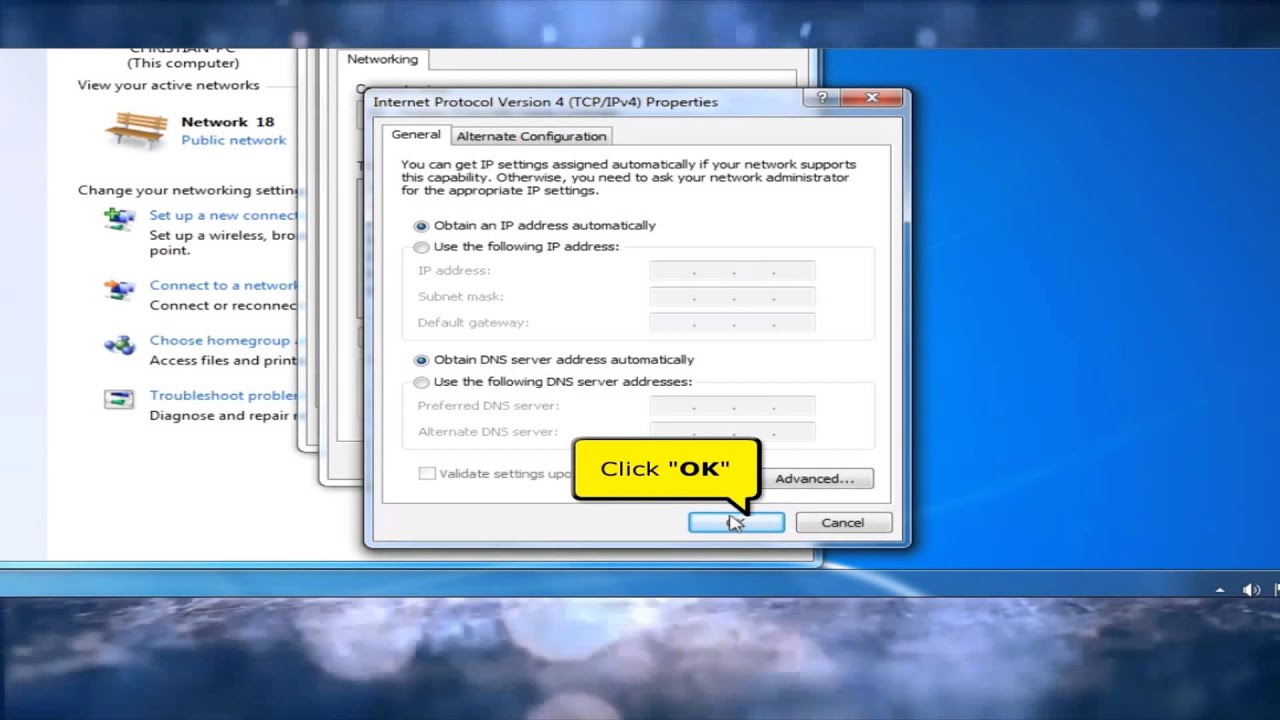 WIRELESS-N AP ROUTER IN WINDOWS 7 STATIC (WR-NET-053-CC) - YouTube