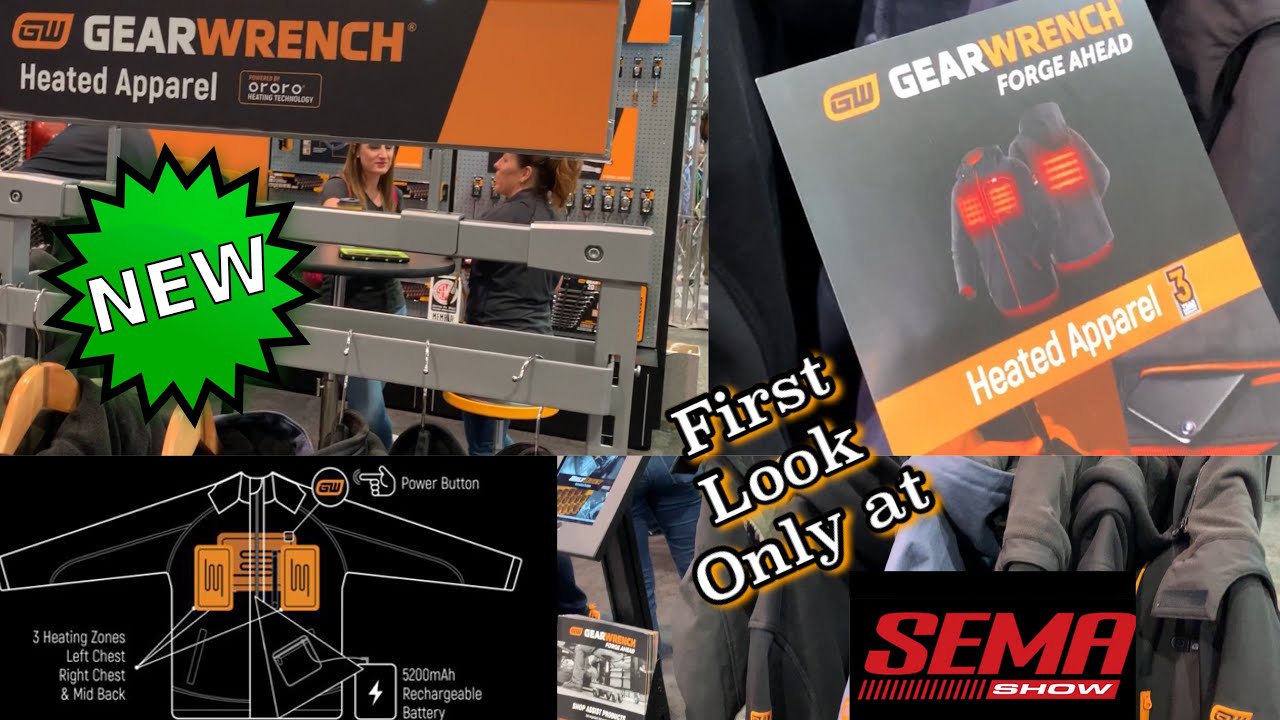 GearWrench Heated Jacket and Apparel SEMA 2019 - YouTube
