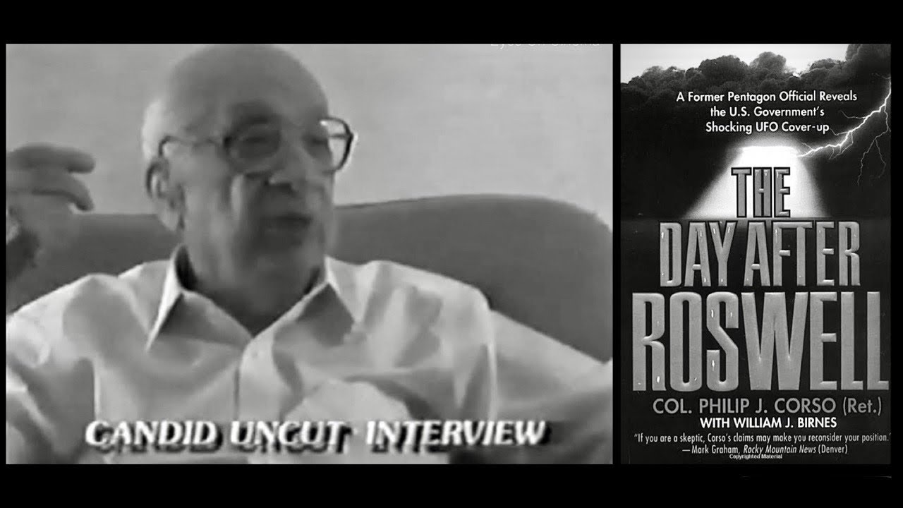 “The Day After Roswell” Candid uncut interview with Colonel Philip J ...