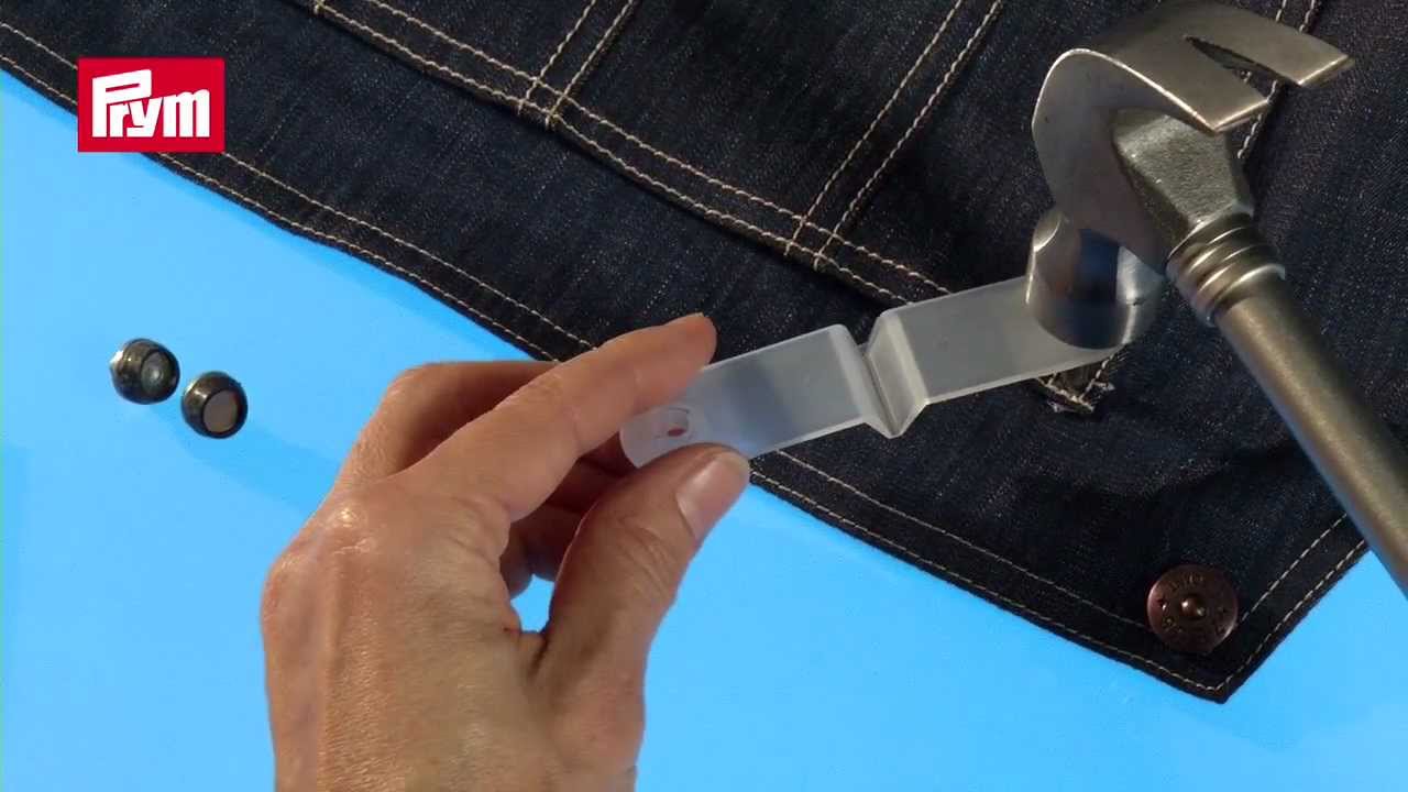 Nähfrei Nieten von Prym - YouTube