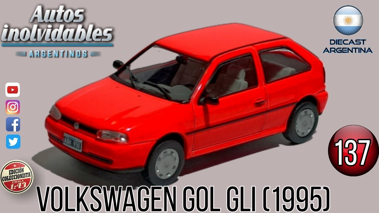 #137 Volkswagen Gol GLi (1995) 1/43 - Autos Inolvidables Argentinos ...
