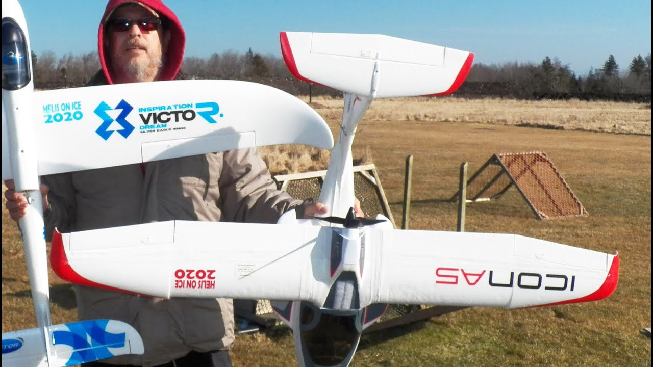 E-flite Icon A5 and Avios Bush Mule - YouTube