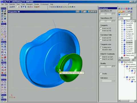 Webcam with solidThinking - YouTube