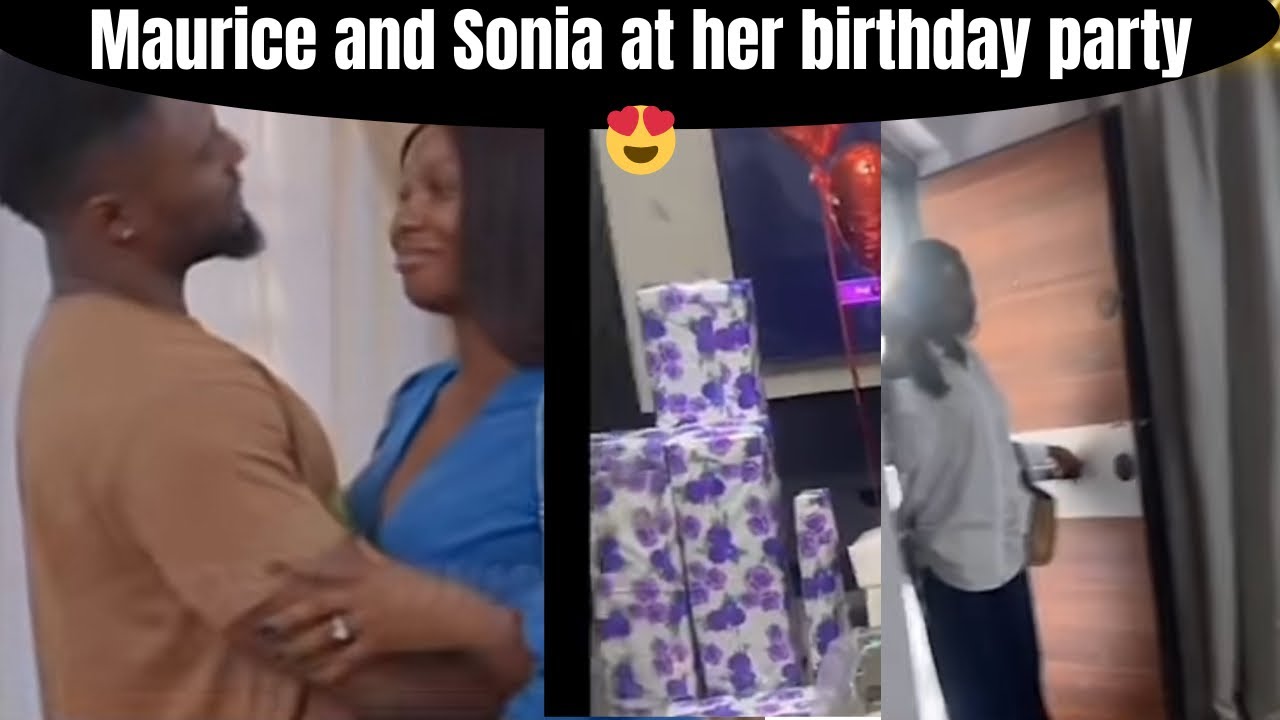 Maurice Sam surprised Sonia uche at her birthday celebration 😍😍 # ...