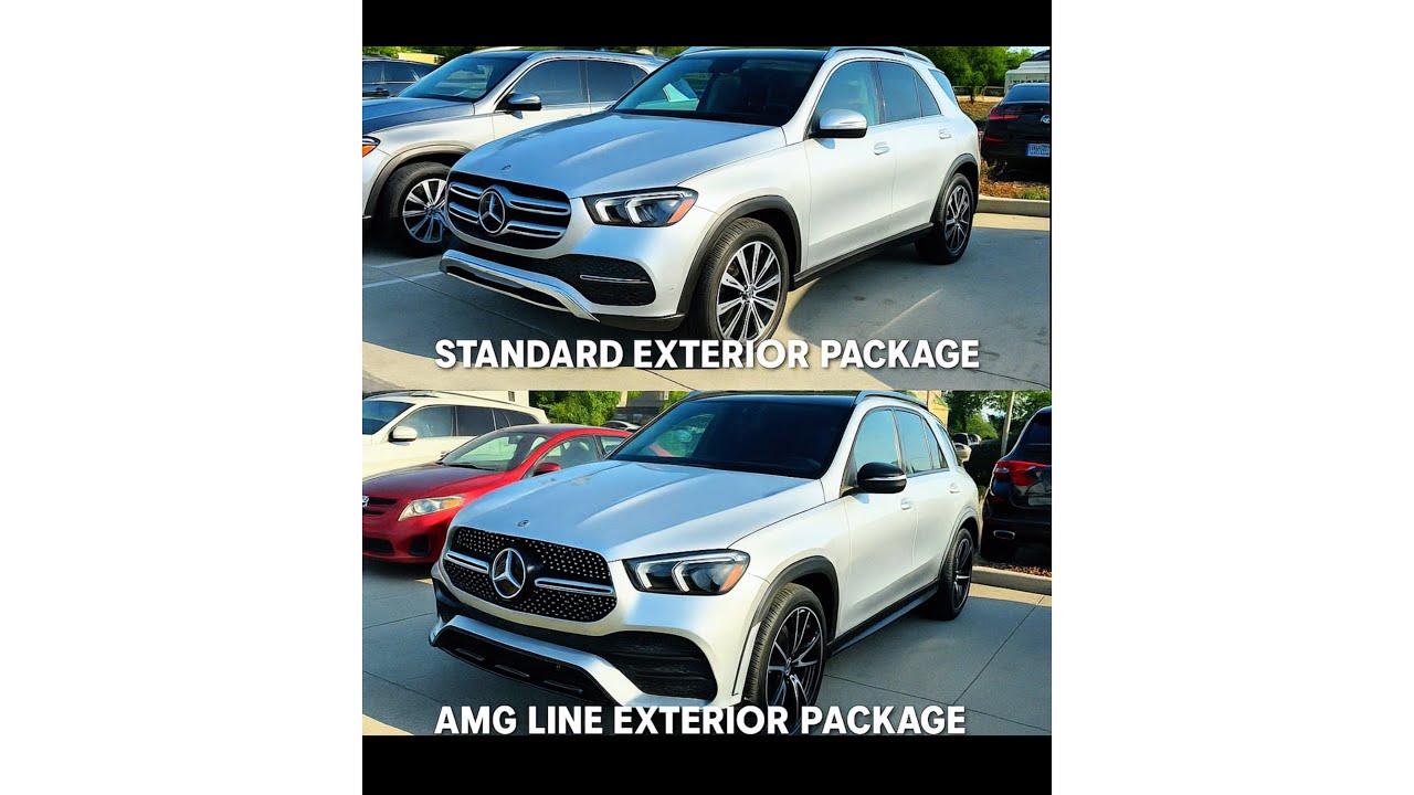 Difference between Mercedes GLE SUV AMG Line vs. Standard – Comparison ...