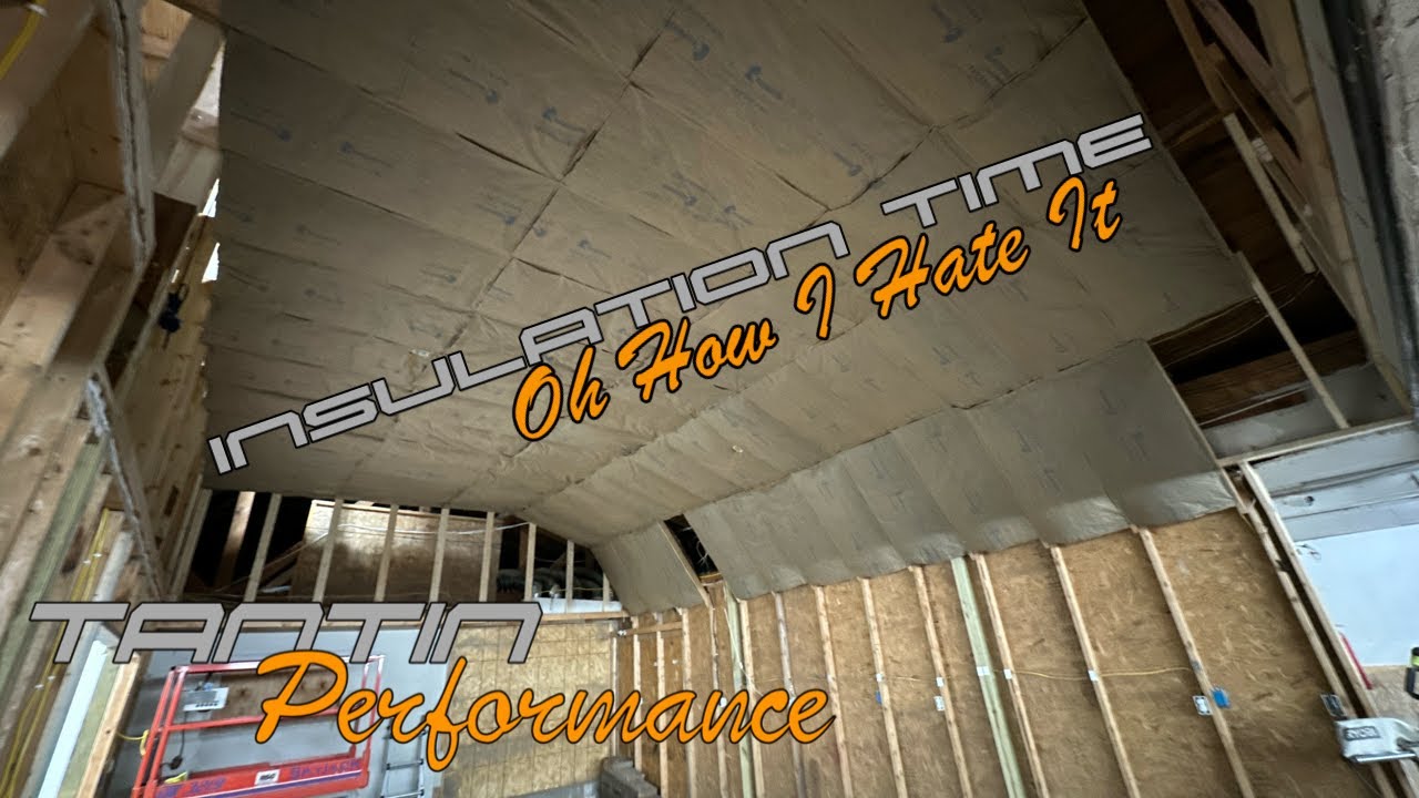 Insulating The Work Bay at The New Shop - YouTube