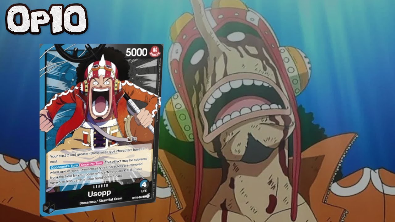 USOPP OP10 DECK PROFILE & GAMEPLAY | ONE PIECE TCG EN ESPAÑOL - YouTube